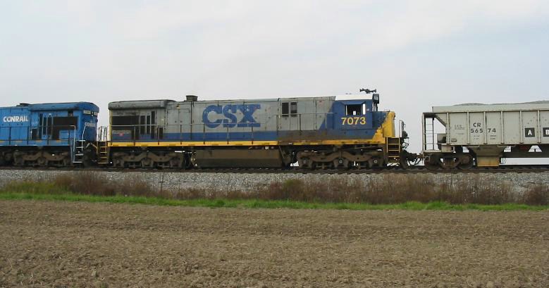 A side view of the 7073